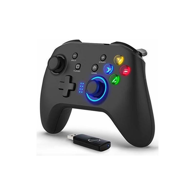 Forty4 Wireless Gaming Controller Dual-Vibration Joystick Gamepad ...